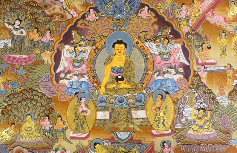 Thangka painting Leh | Craft Archive & Research on Laddakh Handicrafts