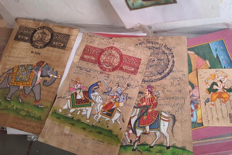 Bundi Painting Rajasthan - Craft Documentation & Research