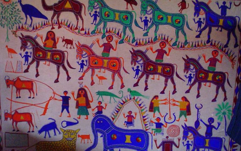 Pithora painting~Chotaudaipur - Craft Archive | Research on Indian ...