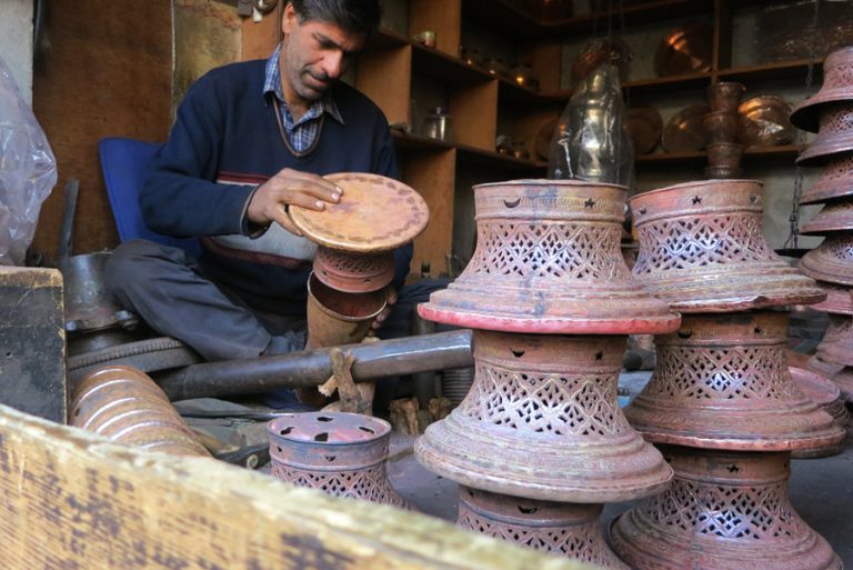 Coppersmith Craft Kashmir - Craft Documentation | Archive Indian ...