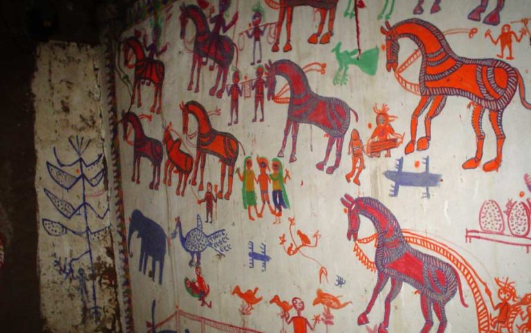 Pithora painting~Chotaudaipur - Craft Archive | Research on Indian ...